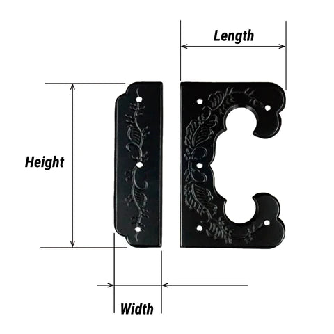 Hinge Decoration – MORIKUNI Tansu Cabinet Hardware